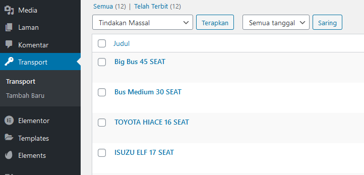 1 Contoh Desain Website Travel Untuk Jasa Transportasi Keren – Mataram Web