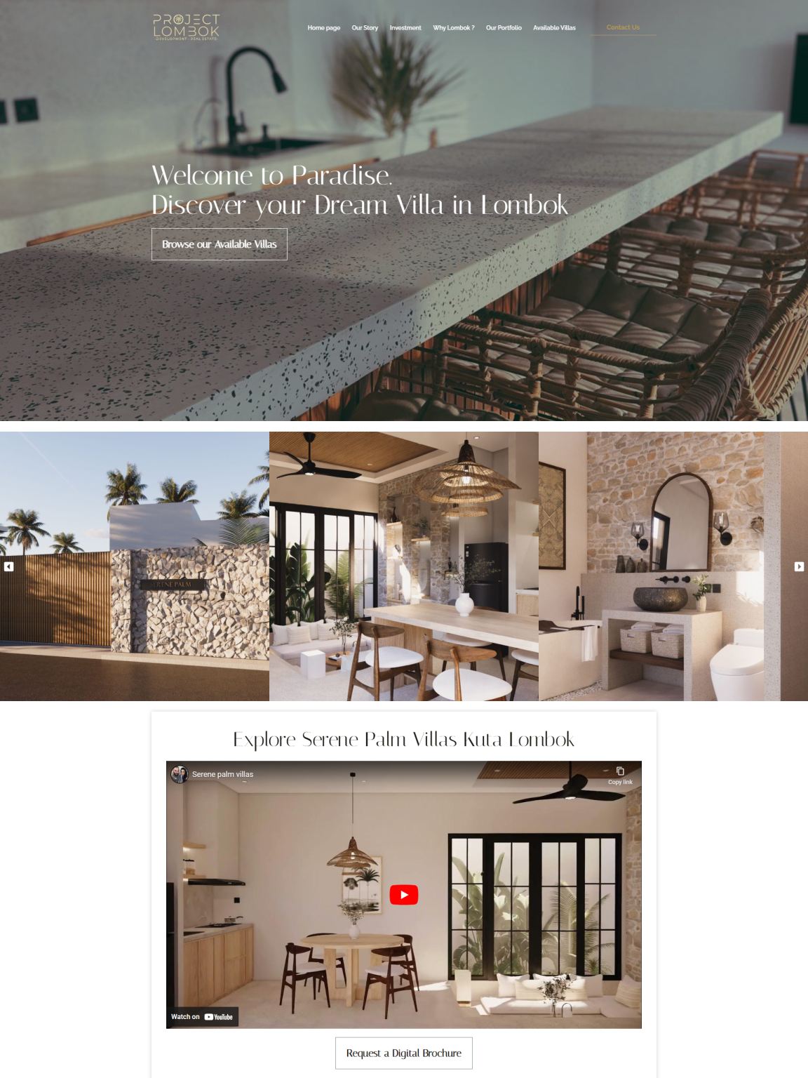 Project Lombok Villas » Mataram Web